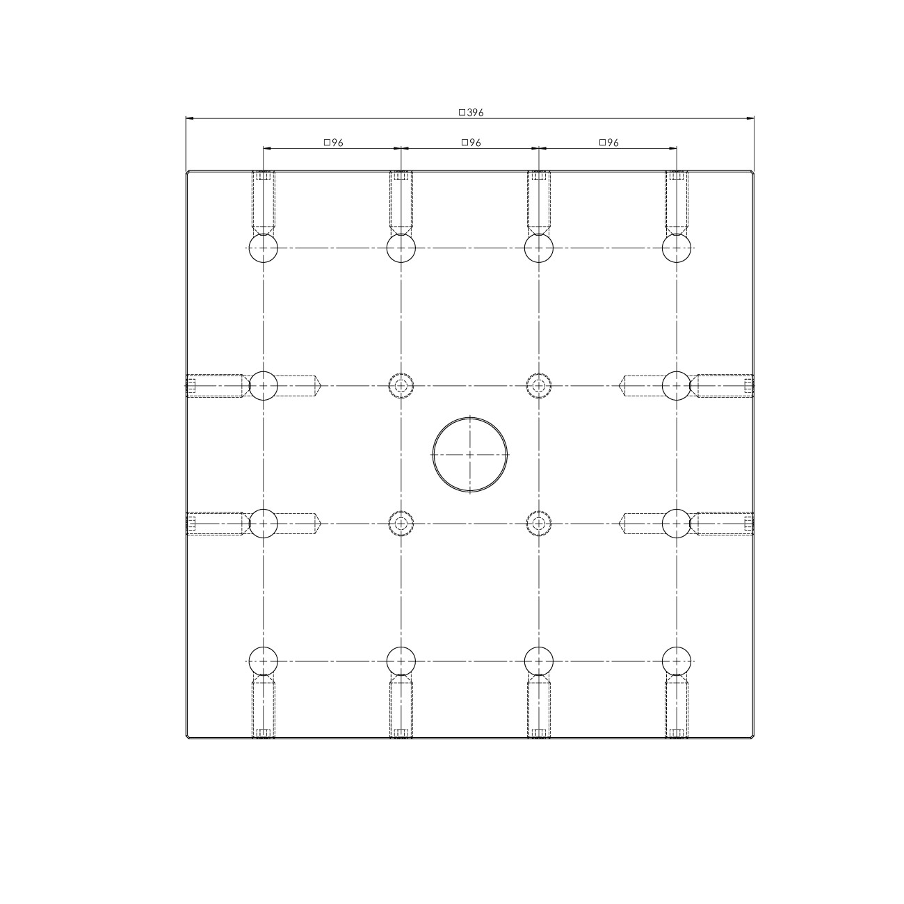 70005: Quick•Point® Quick•Tower Base Plate | LANG Technik USA